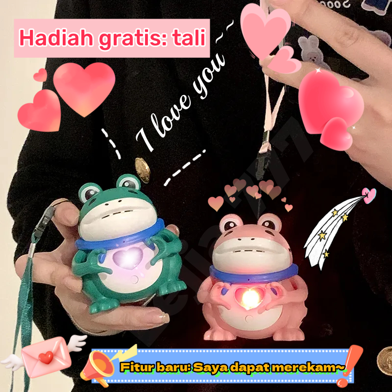 Jual Versi audio【I LOVE YOU】Mainan katak/mainan rekaman/mainan lucu ...