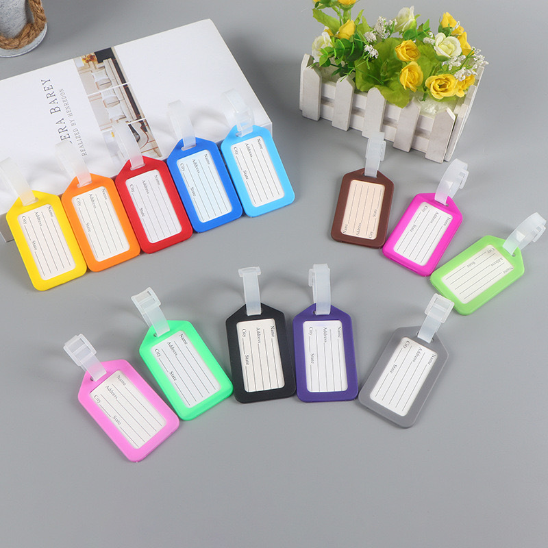 Jual ONLYONE12 Luggage Koper Tag Label Koper Warna Warni / Luggage Tag ...