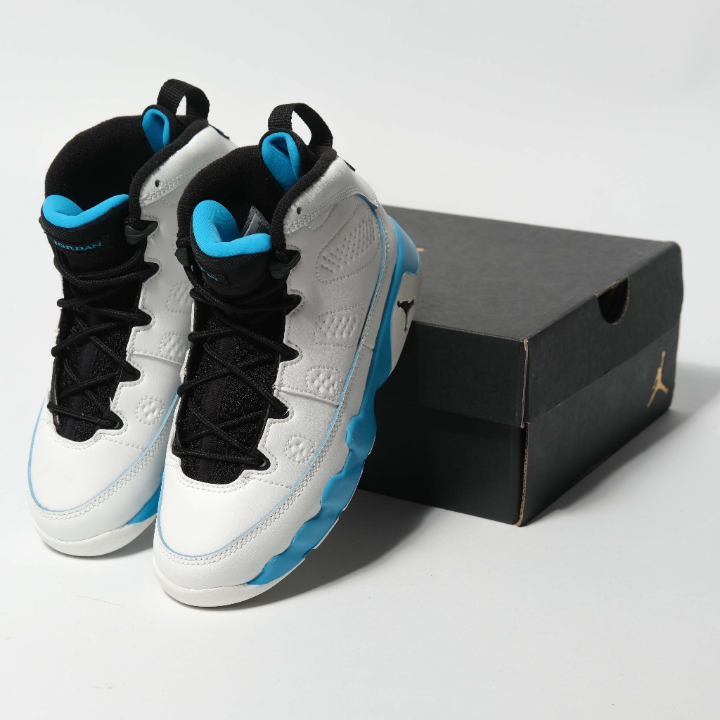 Jual SEPATU BASKET ANAK / A*R JORD*N 9 KIDS - WHITE BLACK NOIR BLUE ...