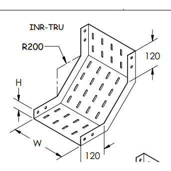 Jual Kabel Inside Riser Tray/Cable Tray Inside Riser 250x100 Elektro ...