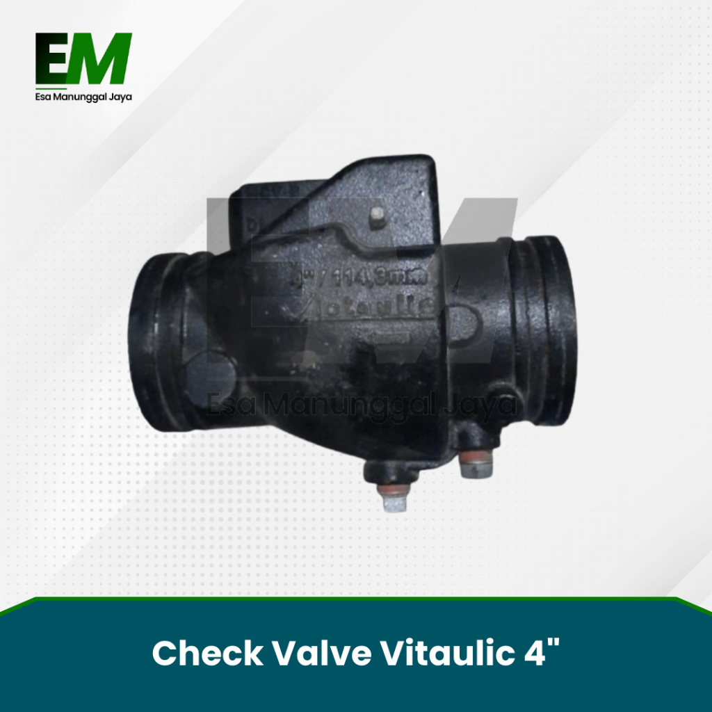 Jual Check Valve Vitaulic 4" / Check Valve 4 Inch Vitaulic / Checkvalve ...