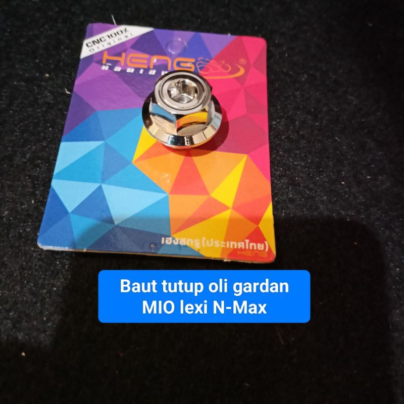 Jual Baut tutup oli gardan Mio N-MAX lexi model 2 kunci | Shopee Indonesia