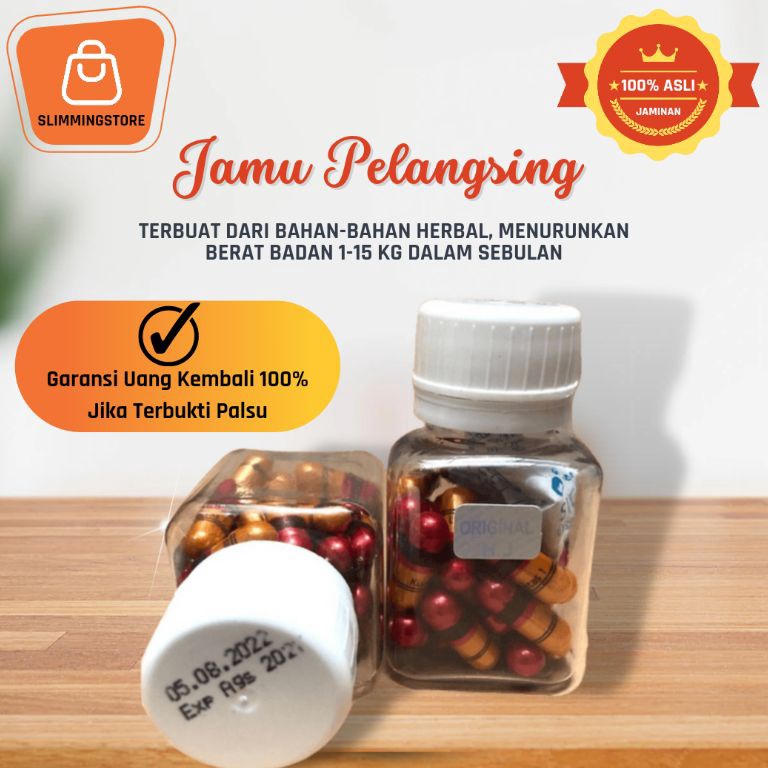 Jual SUPER DISKON KJP Kapsul Jamu Pelangsing Herbal Peluntur Lemak ...