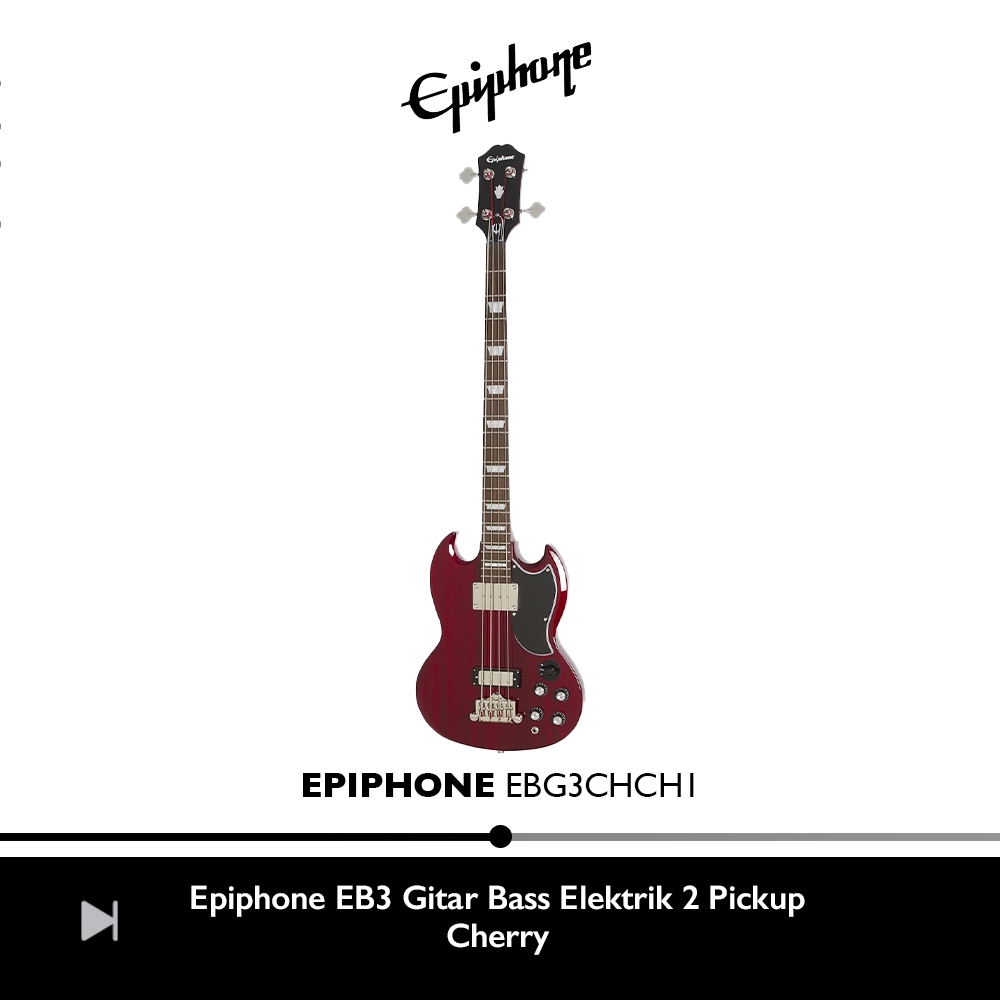 Jual Epiphone EB3 Gitar Bass Elektrik 2 Pickup - Cherry | Shopee Indonesia