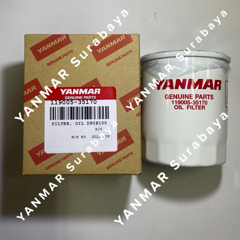 Jual Filter Oli Yanmar 119005-35170 TF300 YH850 YM351 357 Original ...