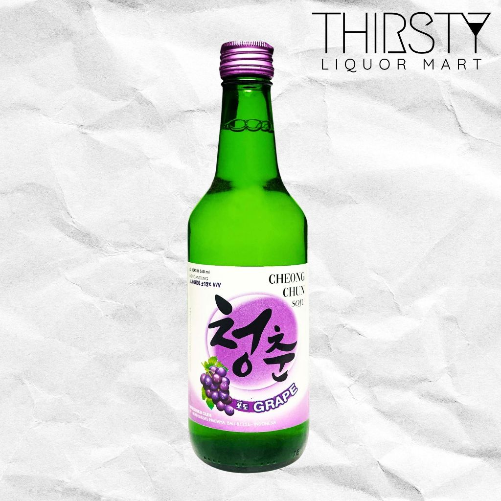 Jual CheongChun / Cheong Chun Soju Korea Grape 360ml | Shopee Indonesia