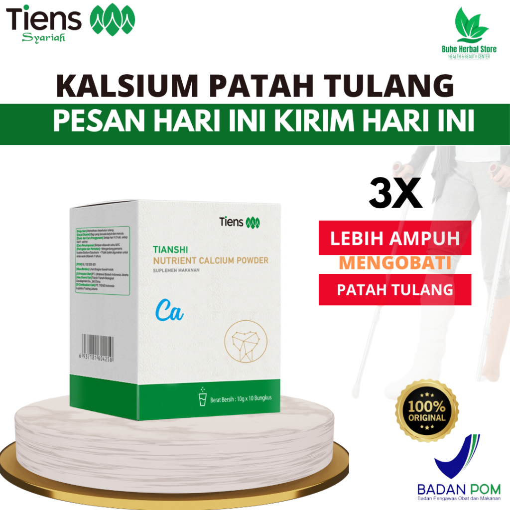 Jual Tiens Susu Kalsium Patah Tulang Dewasa Remaja Anak | Obat ...