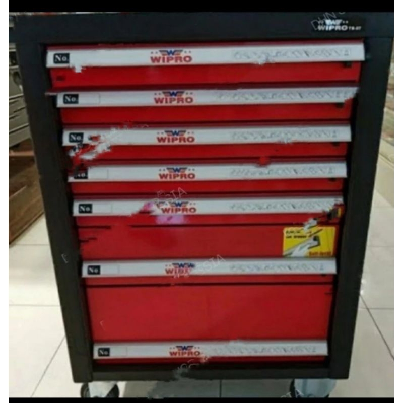Jual Tool kit set 143 pcs 7 susun / tool box 7 susun WIPRO TB -07 ...