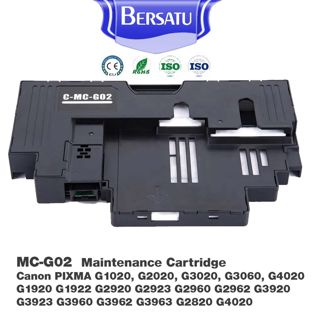 Jual Maintenance Box MC-G02 Canon Compatible Cartridge MCG02 Komplit Chip reset / busa ...