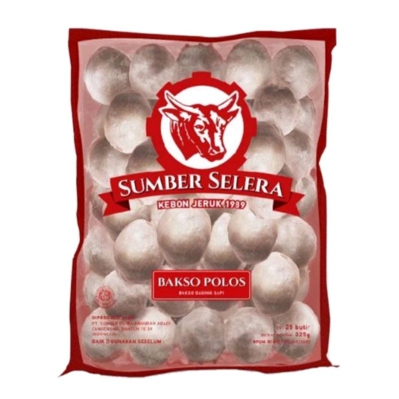 Jual SUMBER SELERA Bakso Polos Isi 25 | Shopee Indonesia