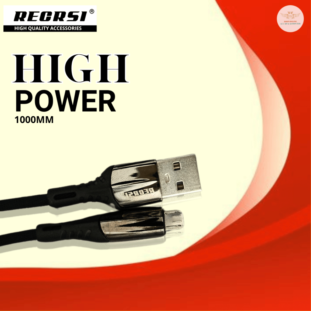 Jual RECRSI CA-ZN886 DATA KABEL MICRO USB TIPE C LIGHTNING | Shopee ...