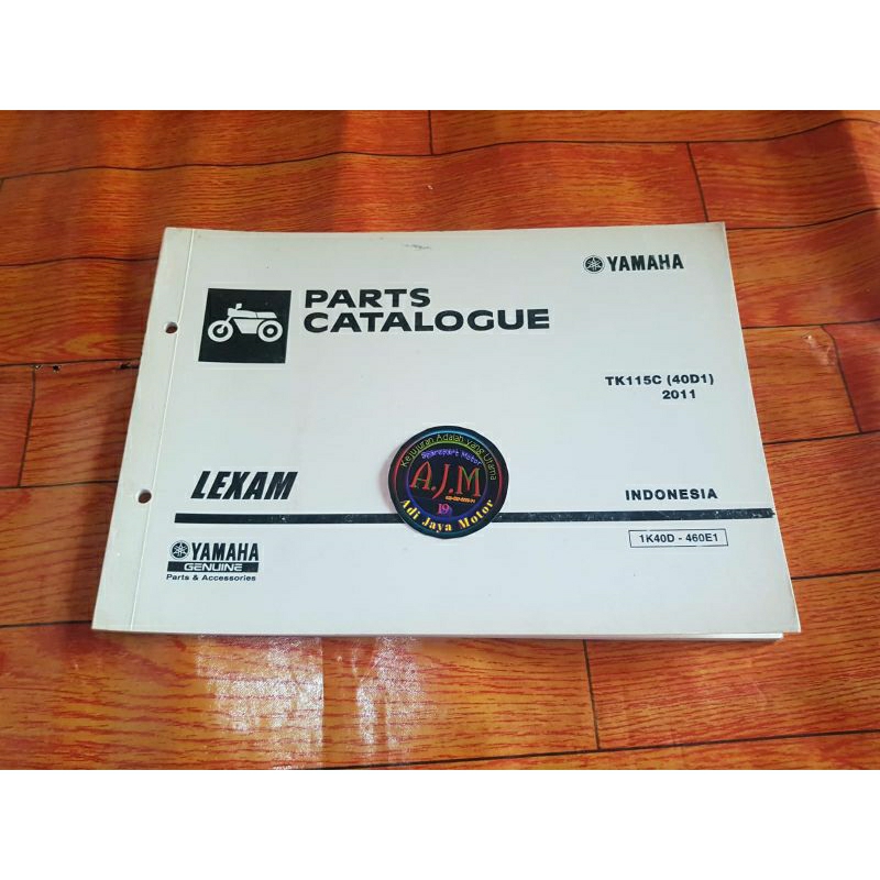 Jual Buku Part Catalog Katalog Copian Yamaha LEXAM | Shopee Indonesia