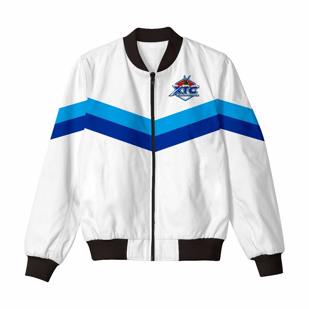 Jual Jaket XTC Premium Waterproof Bomber / Putih | Shopee Indonesia