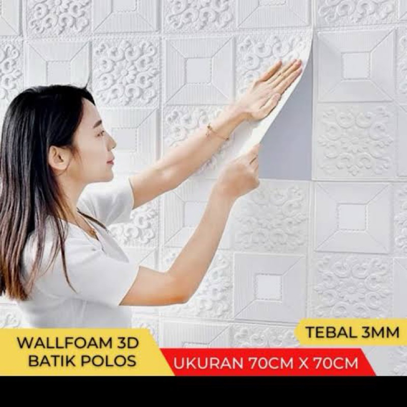 Jual PAKET 5 lembar FOAM BATIK /WALLPAPER foam 3D Batik empuk ukuran 70 ...