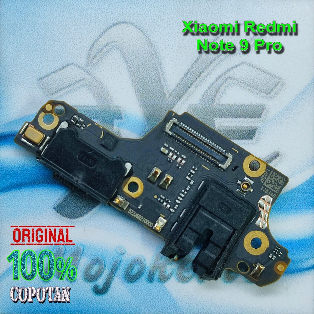 Jual Xiaomi Redmi Note 9 Pro Papan konektor cas / PCB UI board charger ...