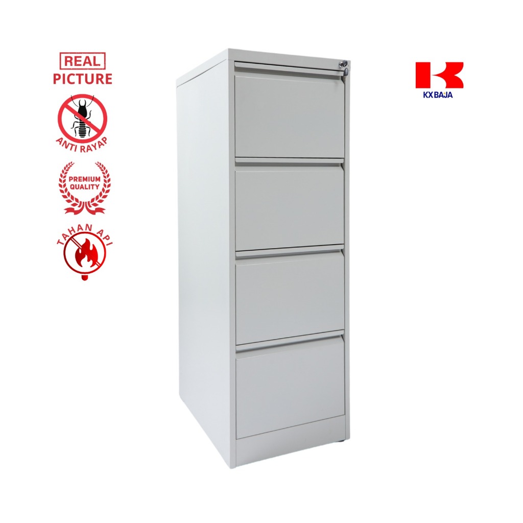 Jual KX Office Furniture - Kabinet Arsip 4 Laci | Cabinet Steel Laci ...