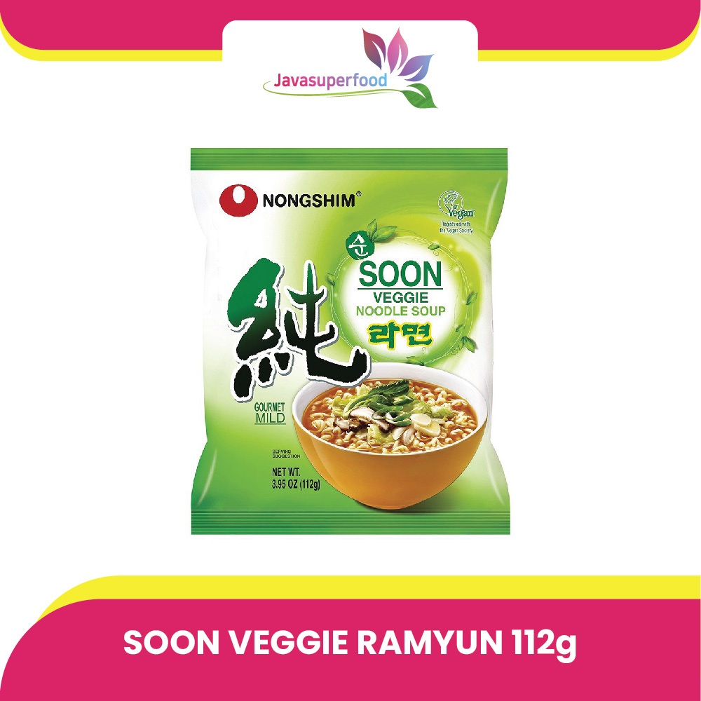 Jual Nongshim Soon Veggie Ramyun Noodle Soup 112 gr | Shopee Indonesia