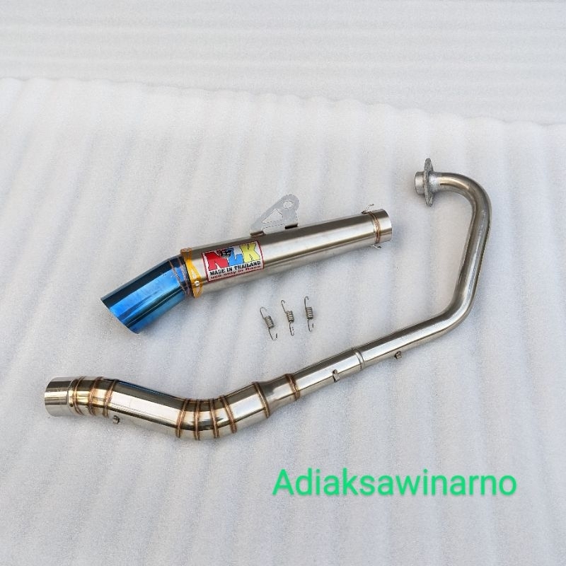 Jual NLK Conical open spec pipe exhaust 51mm Tmx 125 155 Rusi tc 125 ...