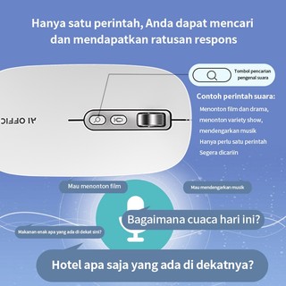 Jual Mouse AI Cerdas Pengenal Suara-M108 Rechargeable dengan Receiver ...