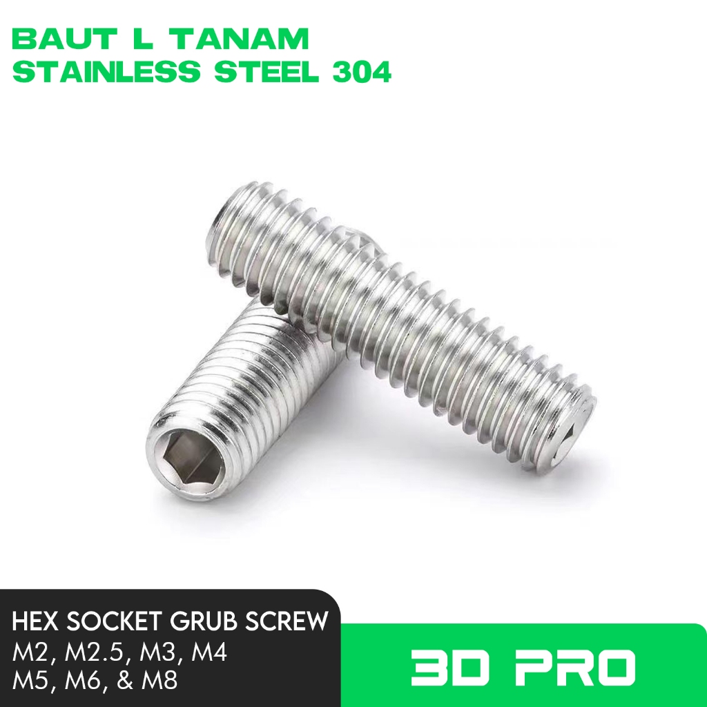Jual Baut Tanam L M2 M2.5 M3 M4 M5 M6 M8 Mur nanas Insert Nut Stainless 304 headless 2mm 2.5mm ...