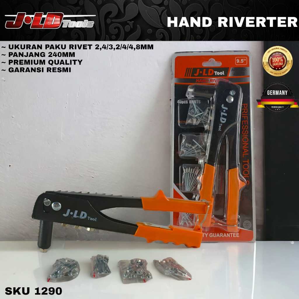 Jual (PROMOSI) JLD TANG RIVET ALAT PAKU KELING RIPET HAND RIVETER 1290 ...