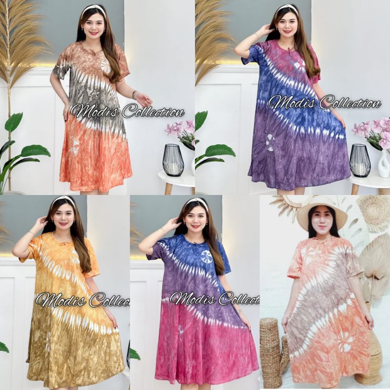 Jual daster kaos daster kaos tie dye baju tidur wanita daster kaos ...
