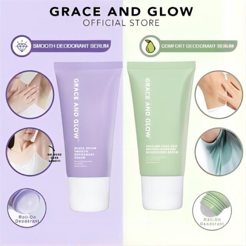 Jual Grace & Glow English Deodorant Serum | Shopee Indonesia