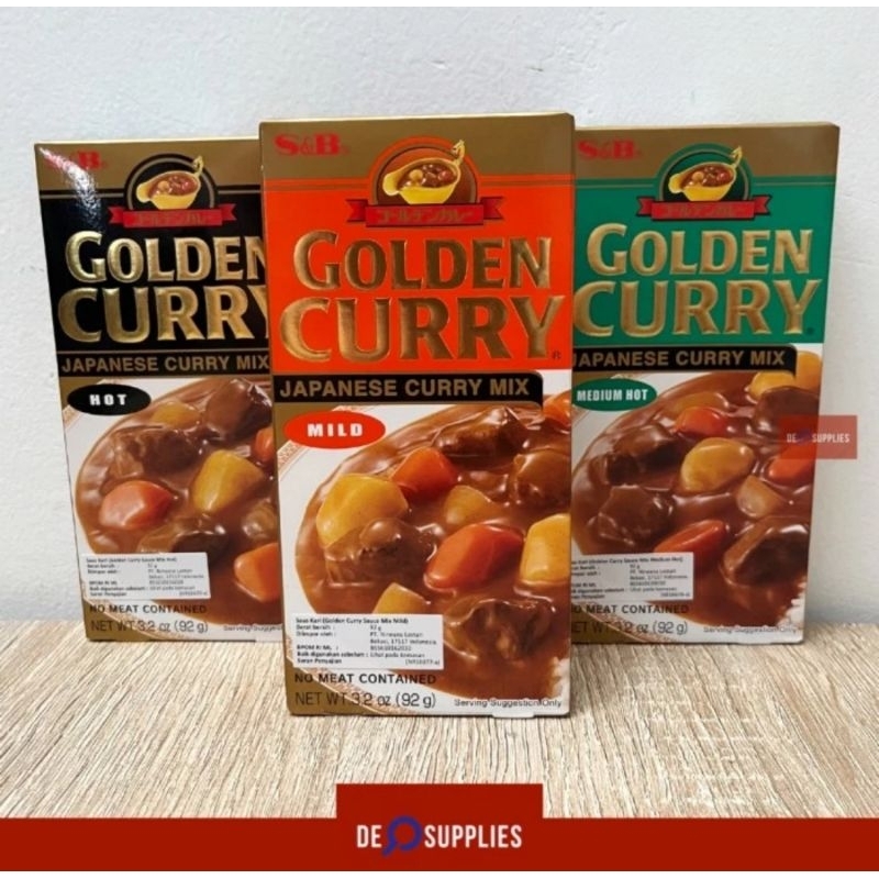 Jual S&B Golden Curry Sauce 92gr - Saus Kari Jepang Japanese Curry ...