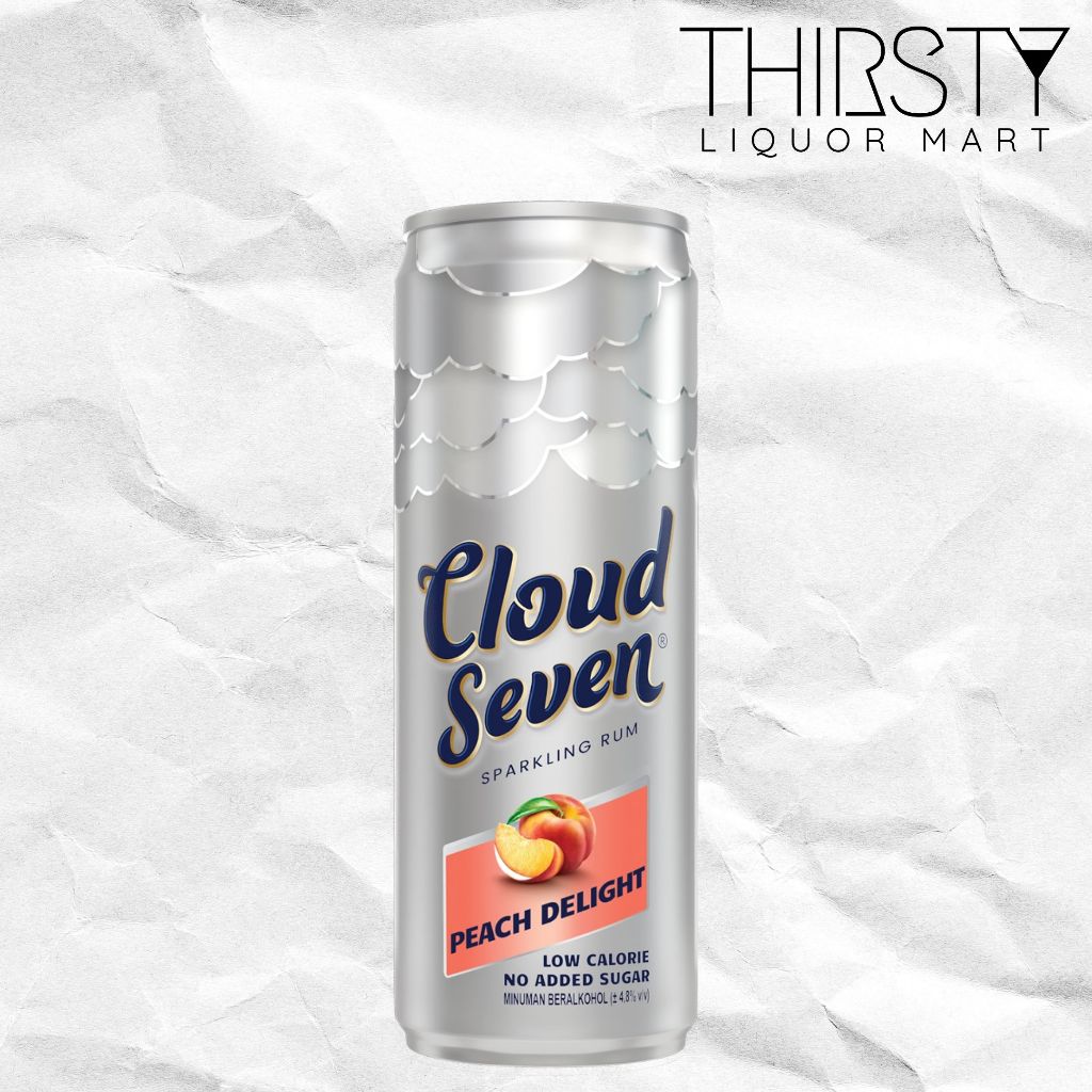Jual Cloud Seven Peach Delight Sparkling Rum 350ml | Shopee Indonesia