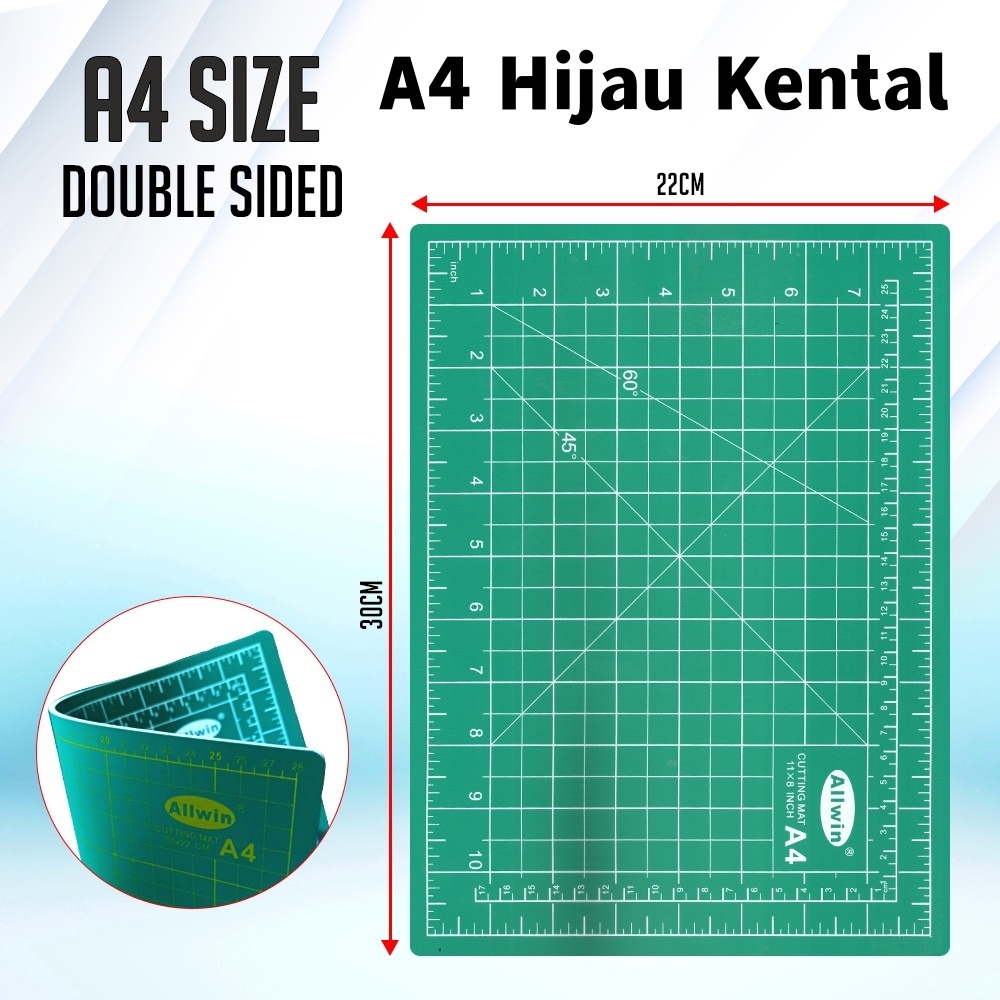 Jual A1/A2/A3/A4 ukuran Alas potong kertas /cutting mat / ketebalan 3lapisan 5 lapisan pvc board ...