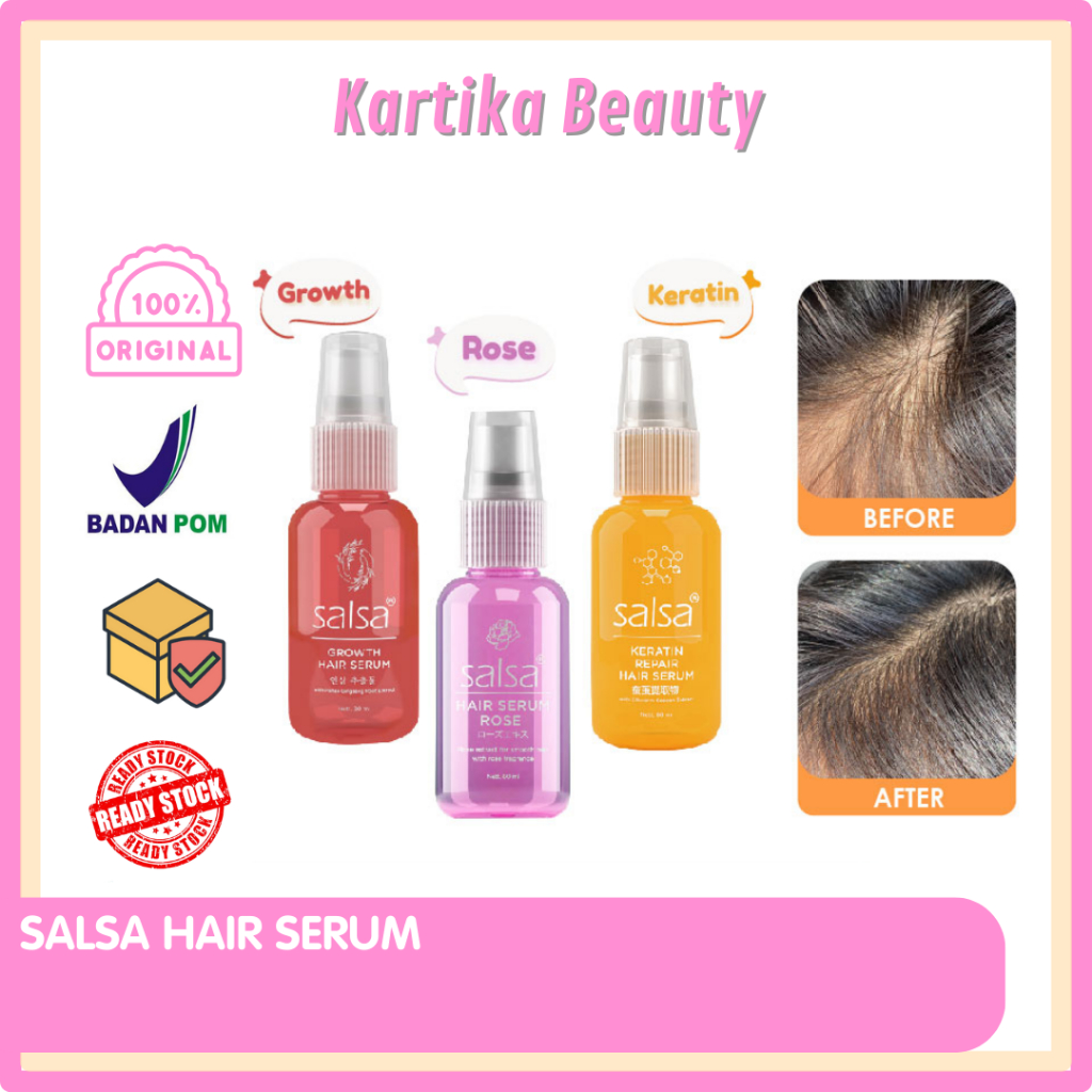 Jual SALSA HAIR SERUM SEMPROT 80 ML SEMPROTAN SERUM PLUS PARFUM RAMBUT ...