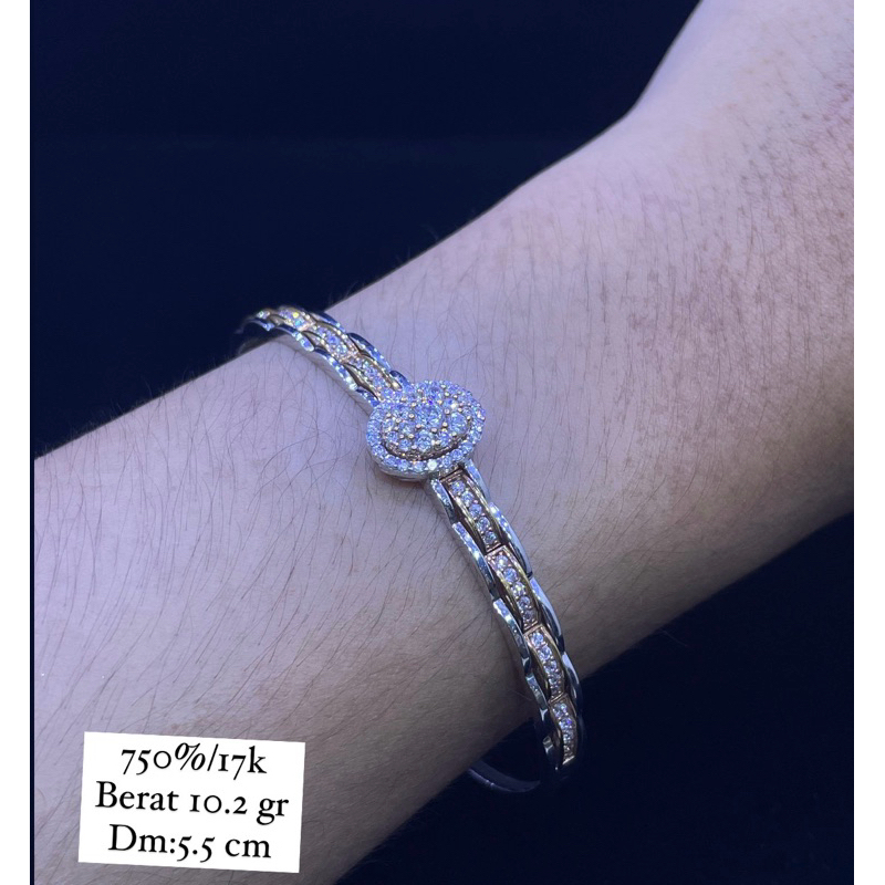 Jual gelang emas italy 750%/17k | Shopee Indonesia