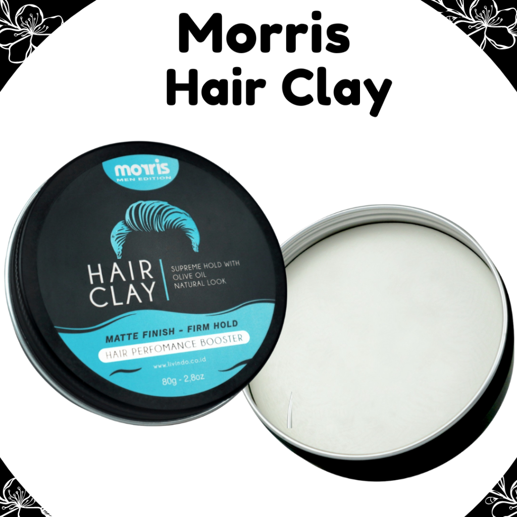 Jual Morris Hair Clay Matte Finish/Firm Hold 80g/Pomade Rambut | Shopee ...