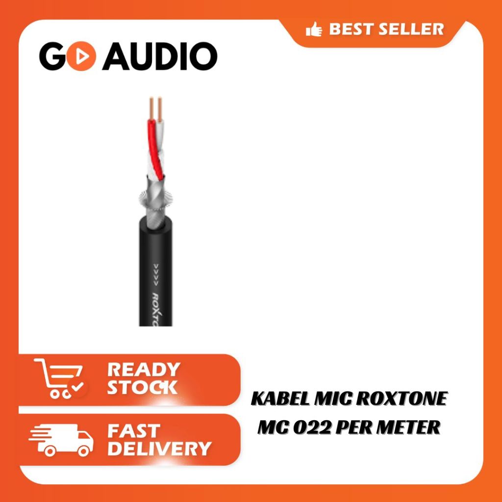 Jual KABEL MIC STEREO ROXTONE MC 022 PER METER | Shopee Indonesia