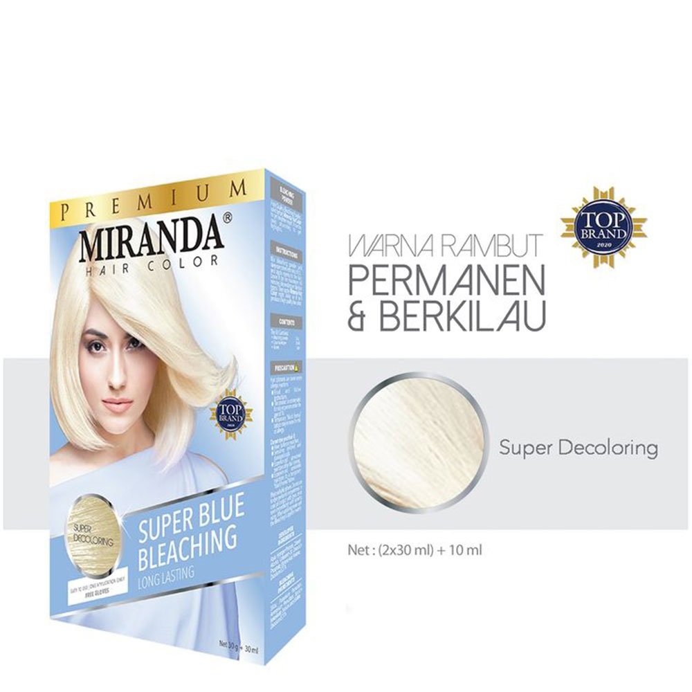 Jual Apazada - Miranda Hair Color Super Blue Bleaching 30ml / Cat ...