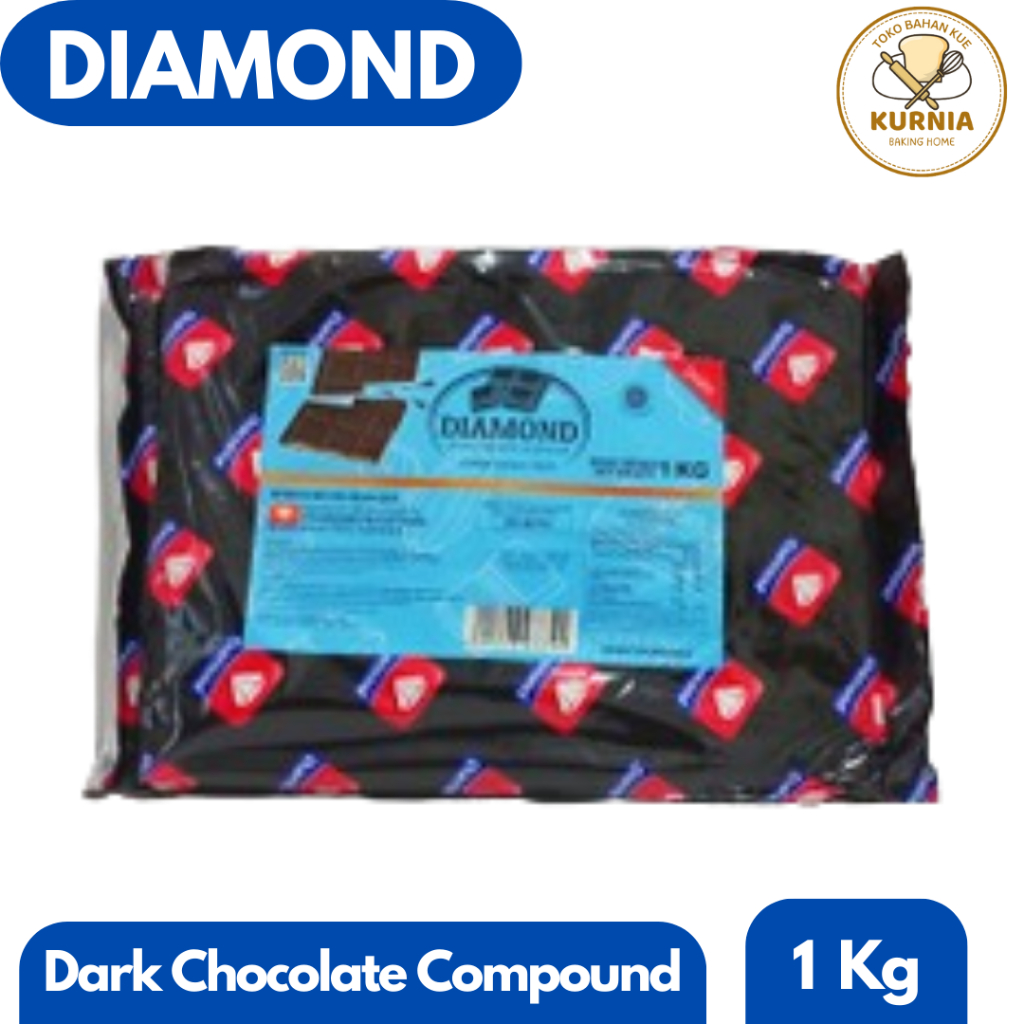 Jual DIAMOND DARK COMPOUND CHOCOLATE | COKLAT BATANGAN 1 KG | Shopee ...