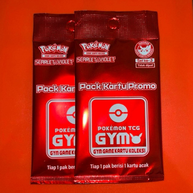 Jual Promo Pack Gym Merah / Pack Kartu Promo Gym Set ke 3 Pokemon TCG ...