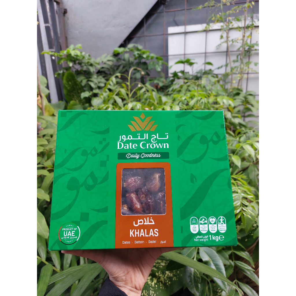 Jual Kurma Golden Khalas 1 KG | Kurma Khalas | Date Crown Khalas 1KG ...