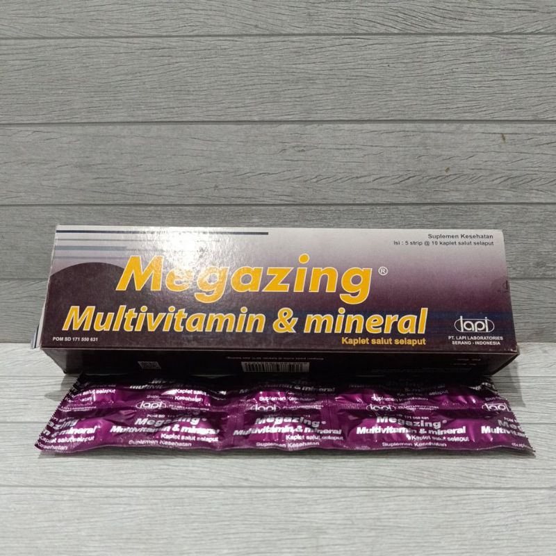 Jual Megazing Multivitamin & Mineral (Jual perstrip) | Shopee Indonesia Jual Megazing Multivitamin & Mineral (Jual perstrip) | Shopee Indonesia