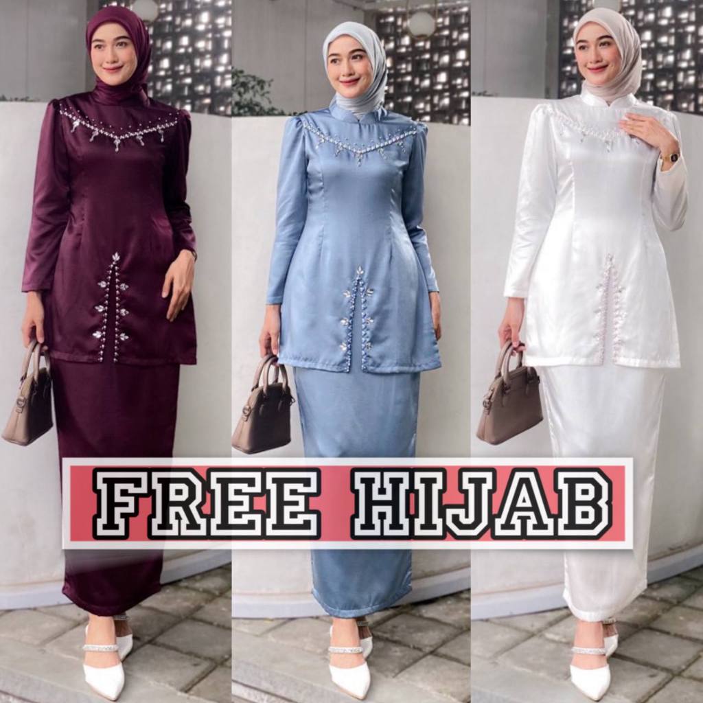Jual Set FAYRA Baju Kurung Melayu Malaysia Dress Pesta Setelan Wanita ...