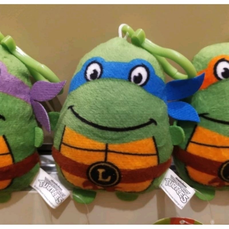 Jual Teenage Mutant Ninja Turtles Plush Keychain Nickelodeon ...