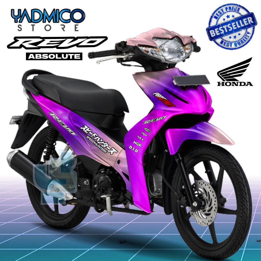 Jual Decal Revo Absolute 110 Full Body - Stiker Motor Revo Absolute ...