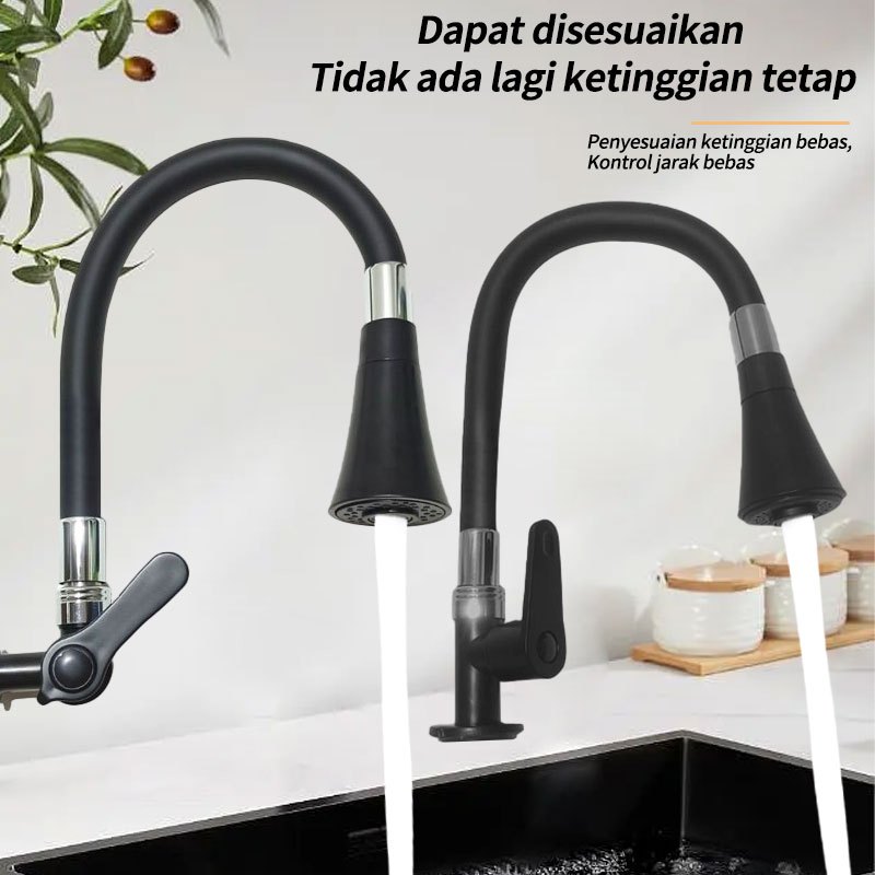 Jual SUS304 Kran Angsa Tanam Flexible Kepala Besar on/off l 1/2 Inch ...