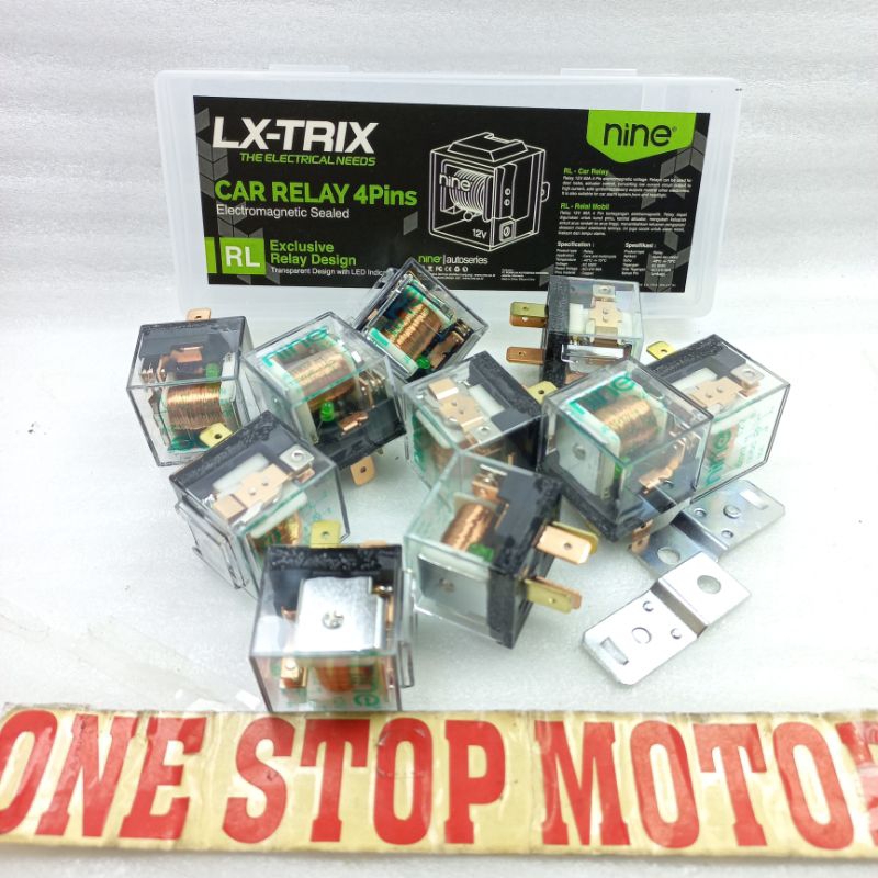 Jual RELAY MOBIL MOTOR RELAY LAMPU RELAY KAKI 4 ORIGINAL ORI ASLI NINE ...