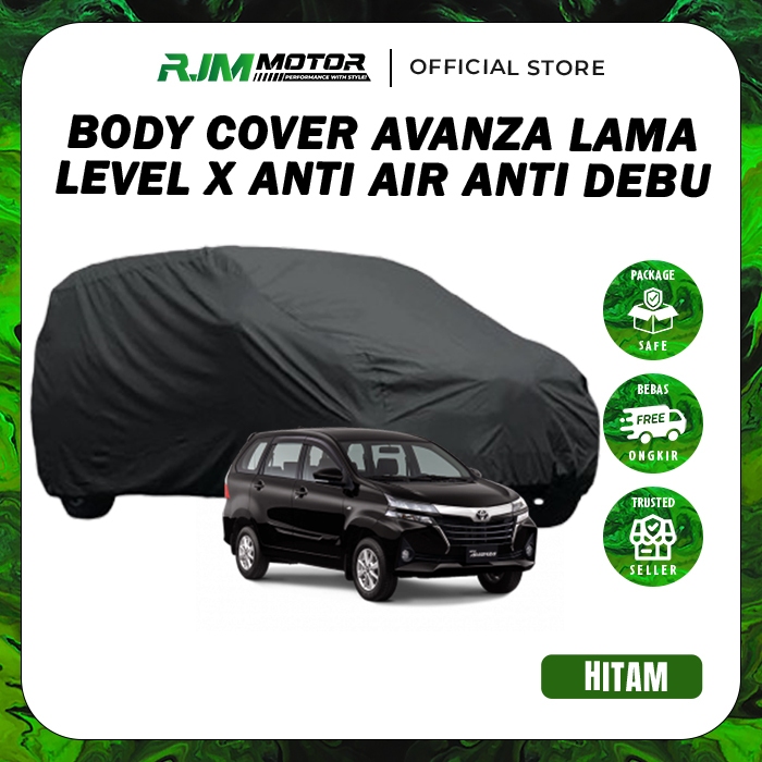 Jual LEVEL X Body Cover Mobil Hitam ALL NEW AVANZA / Sarung Penutup ...