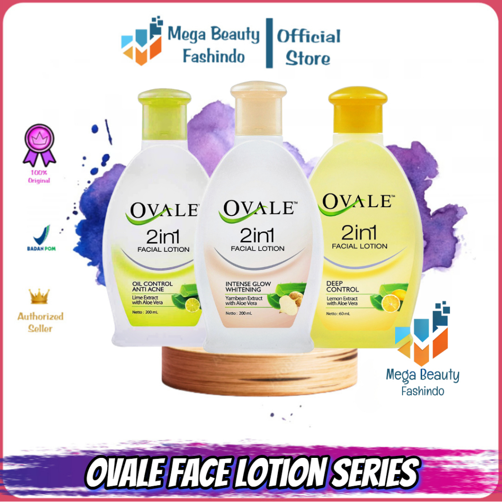Jual OVALE Face Lotion 60mL | 100mL | 200mL - Pembersih Wajah | Perfect ...