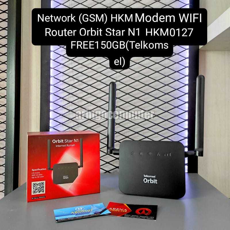 Jual Network (GSM) HKM Modem WIFI Router Orbit Star N1 HKM0127 - FREE ...