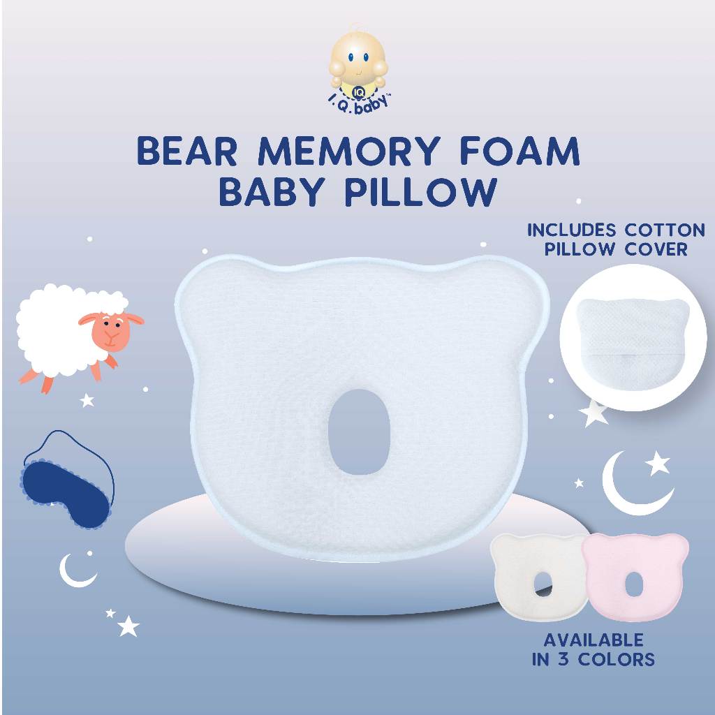 Jual I.Q. BABY Memory Foam Baby Pillow | Bantal Peyang untuk Bayi ...