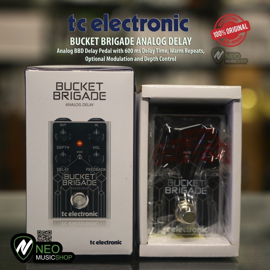 Jual TC Electronic BUCKET BRIGADE ANALOG DELAY Analog BBD Delay Pedal ...