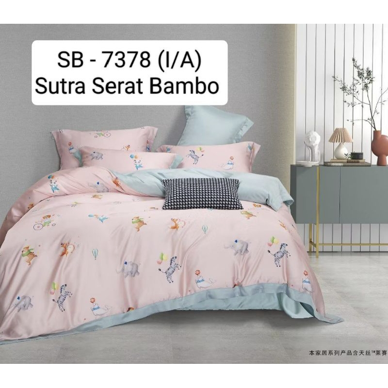 Jual Sprei Set Sutra Serat Bambu/Tencel60S/Sutra Silk Organik Bamboo ...